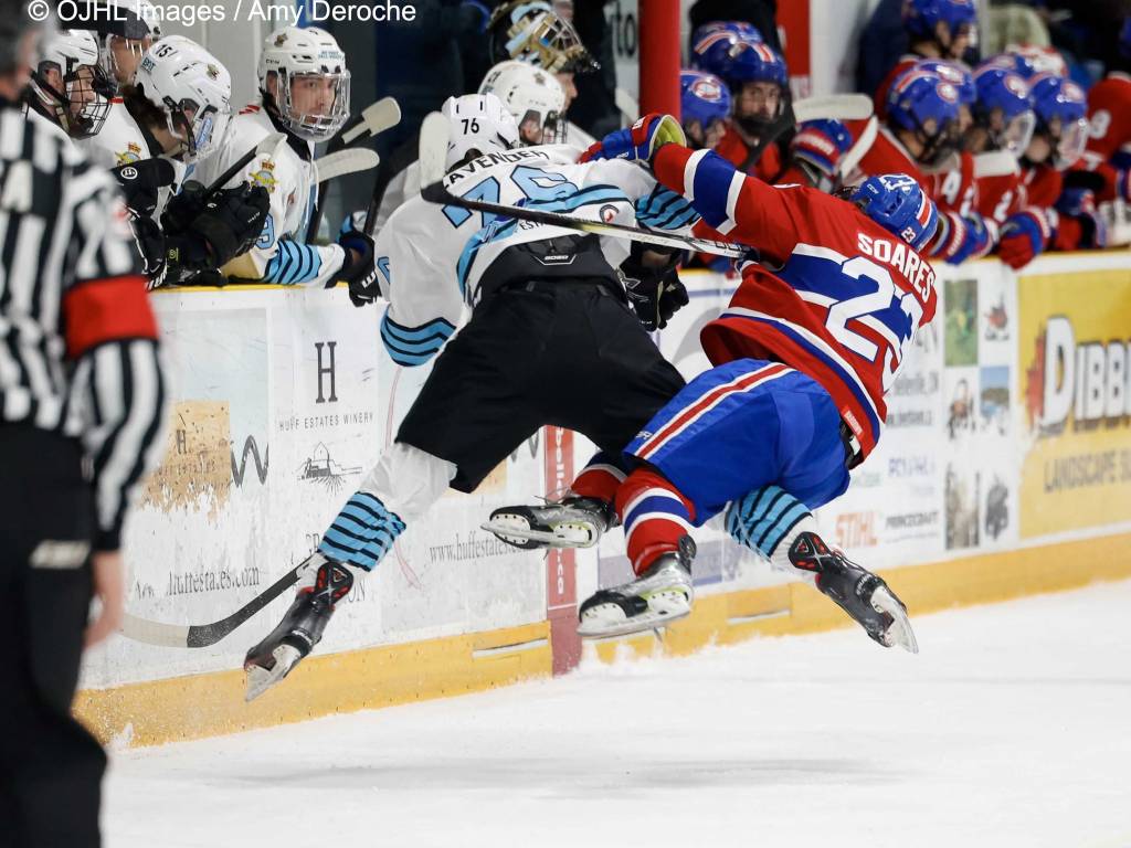 InQuinte.ca | Golden Hawks hang on to shade Jr. Canadiens in Game 1 of ...