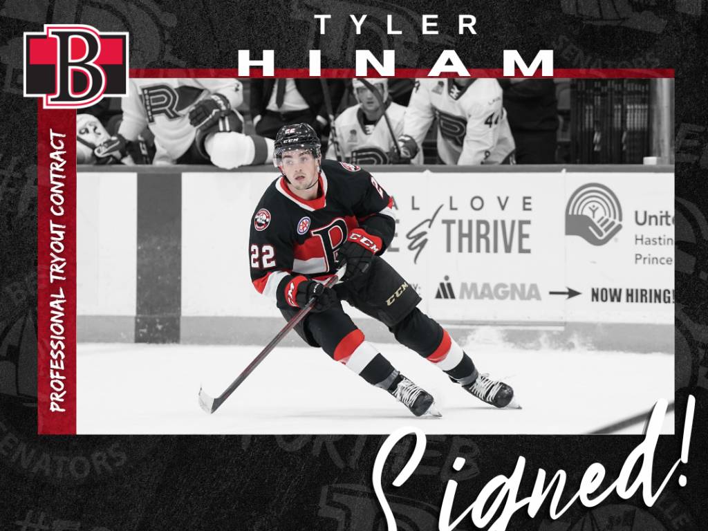 InQuinte.ca | B-Sens sign Mem Cup champion to pro tryout offer