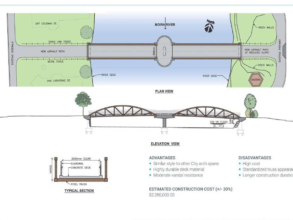 InQuinte.ca | Footbridge design gets overwhelming support