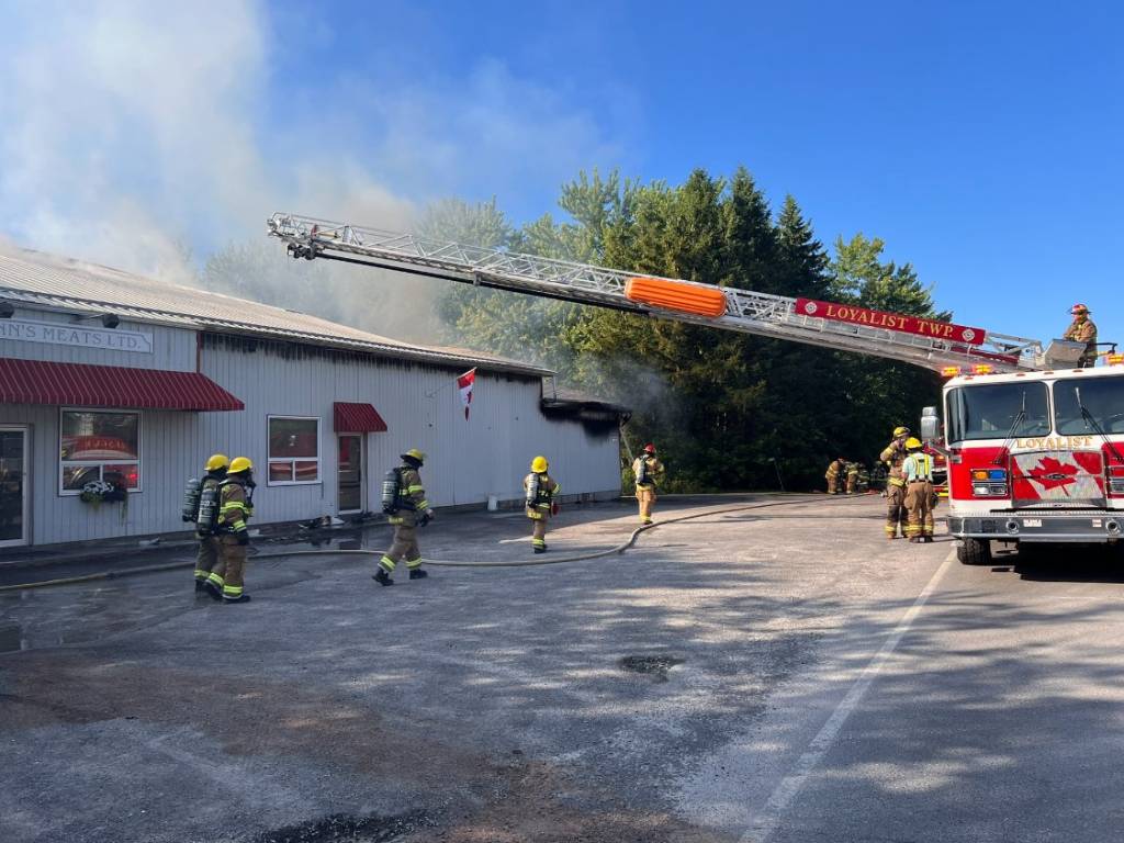 InQuinte.ca | Fire at Stone Mills Township business