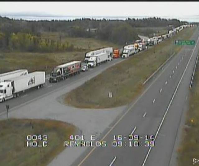 INQUINTE.CA | Slow drive from Belleville to Kingston on Highway 401 on ...