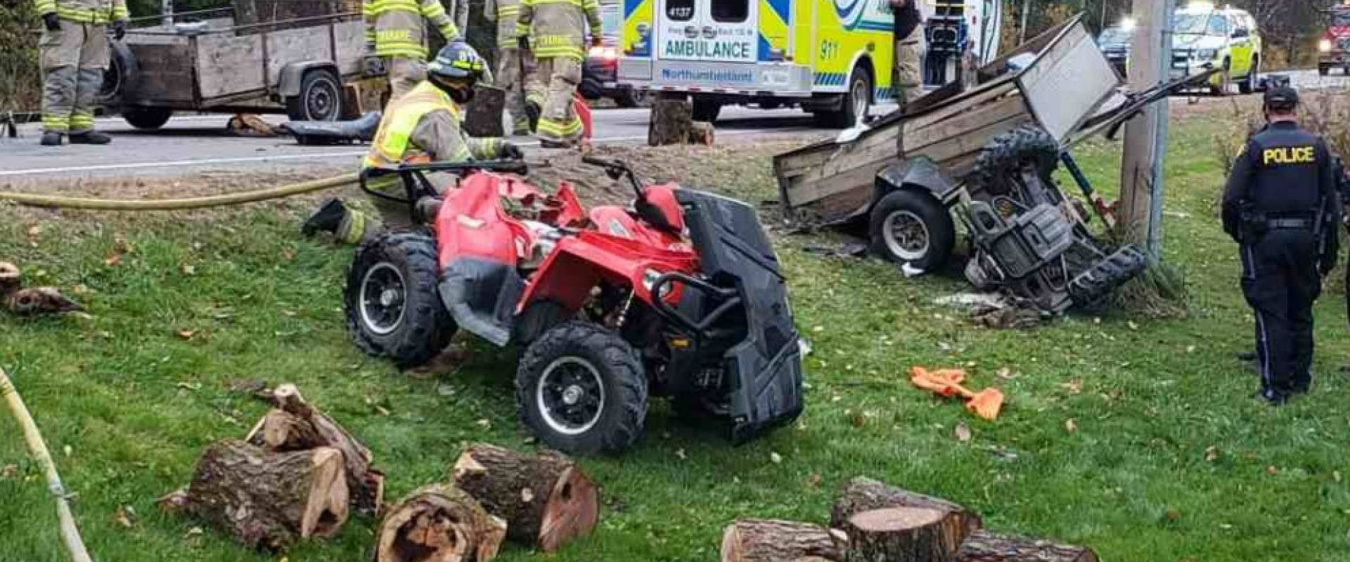 INQUINTE.CA | One person dead after two ATVs flip into ditch