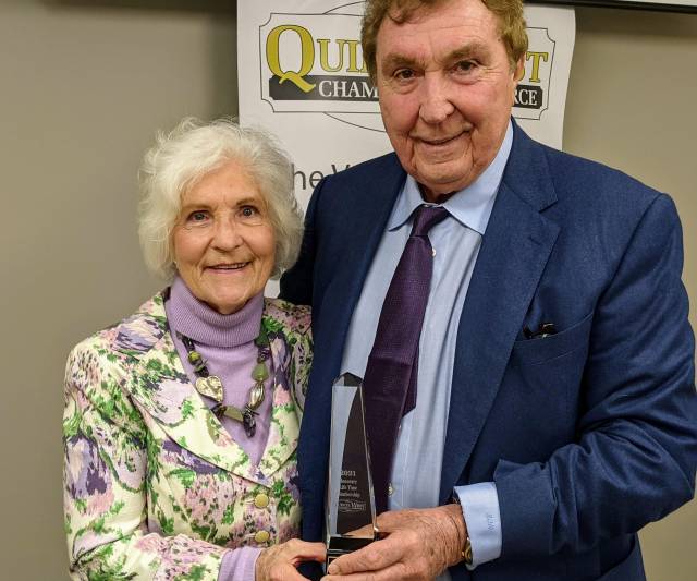 InQuinte.ca | QW Chamber awards Huff with Lifetime Membership